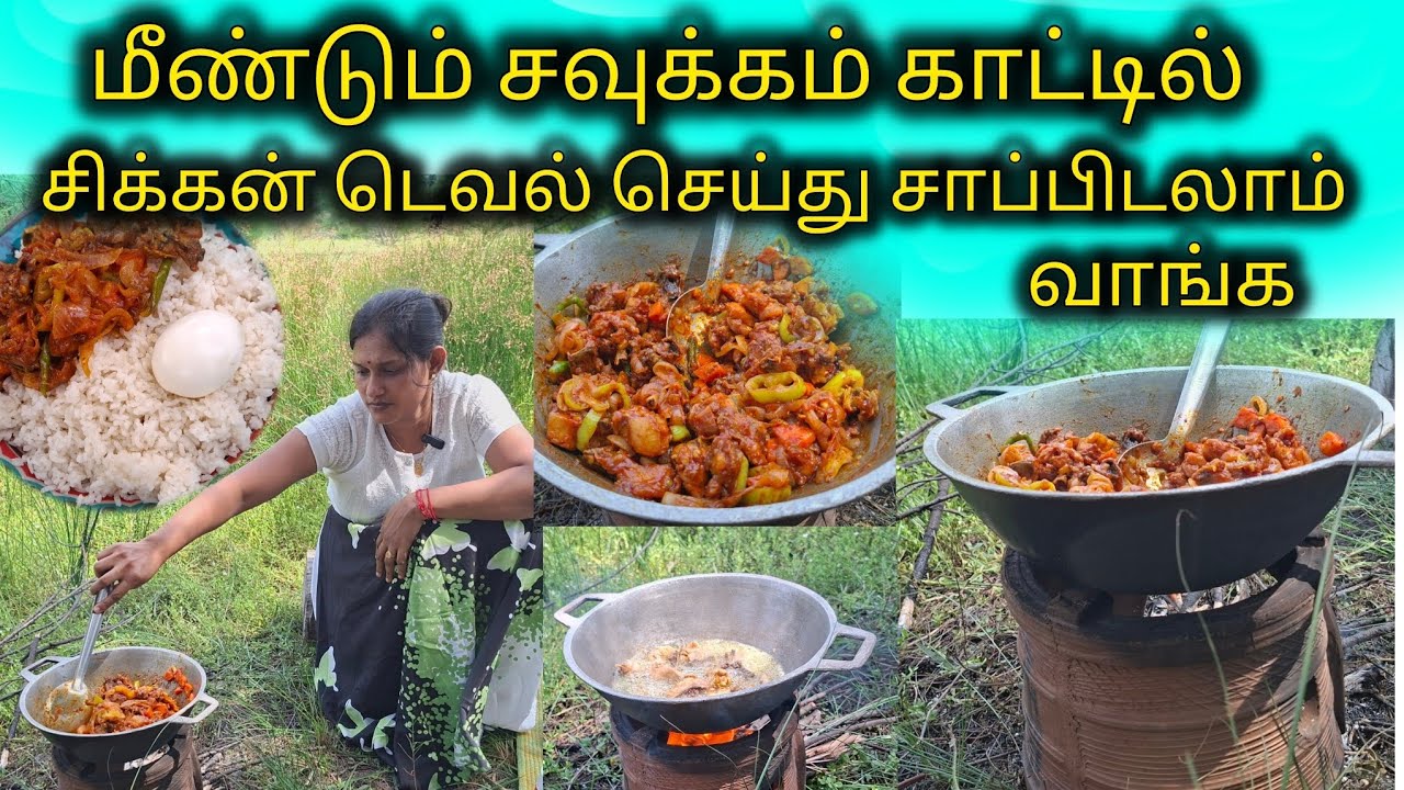 மீண்டும் நாங்க சவுக்கம் காட்டுக்கு போய் சிக்கன் டெவல் செய்து ...