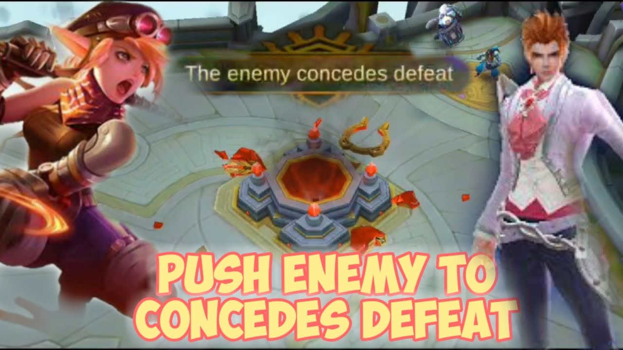HOW TO FORCE ENEMY TO CONCEDES DEFEAT IN MLBB | MOBILE LEGENDS : BANG ...