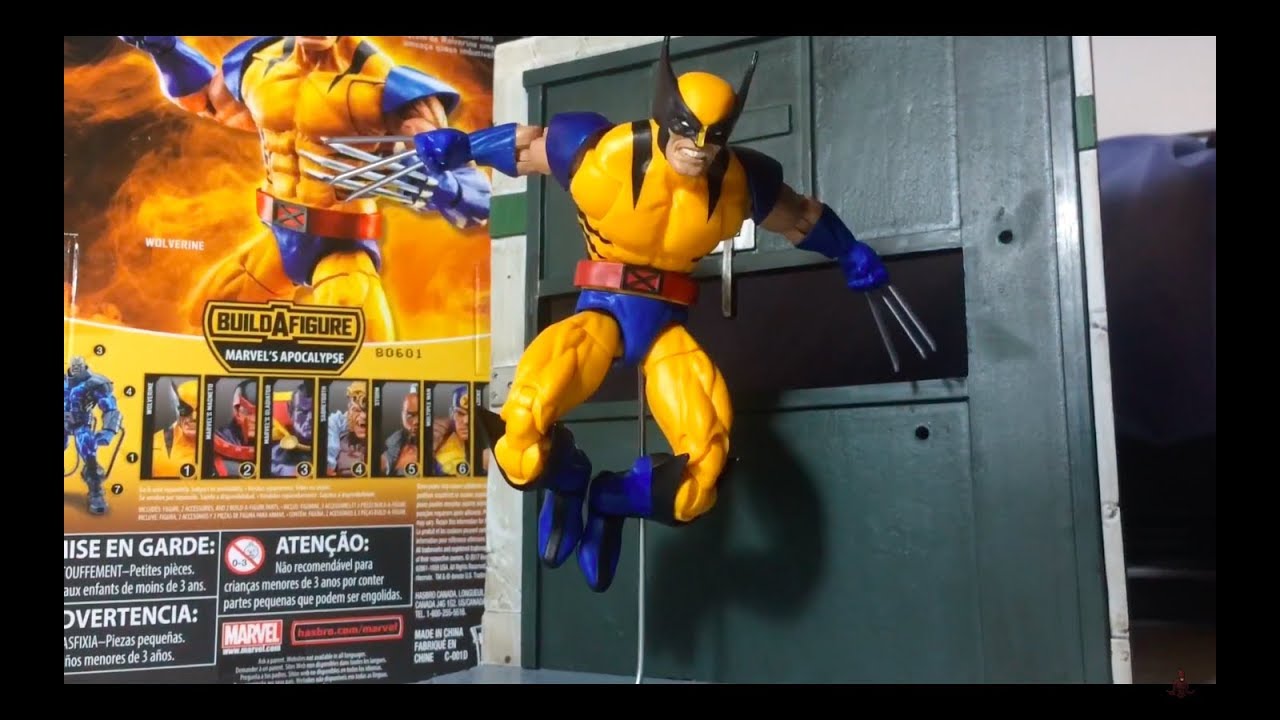 How to pose your Marvel Legends WOLVERINE APOCALYPSE WAVE action figure ...