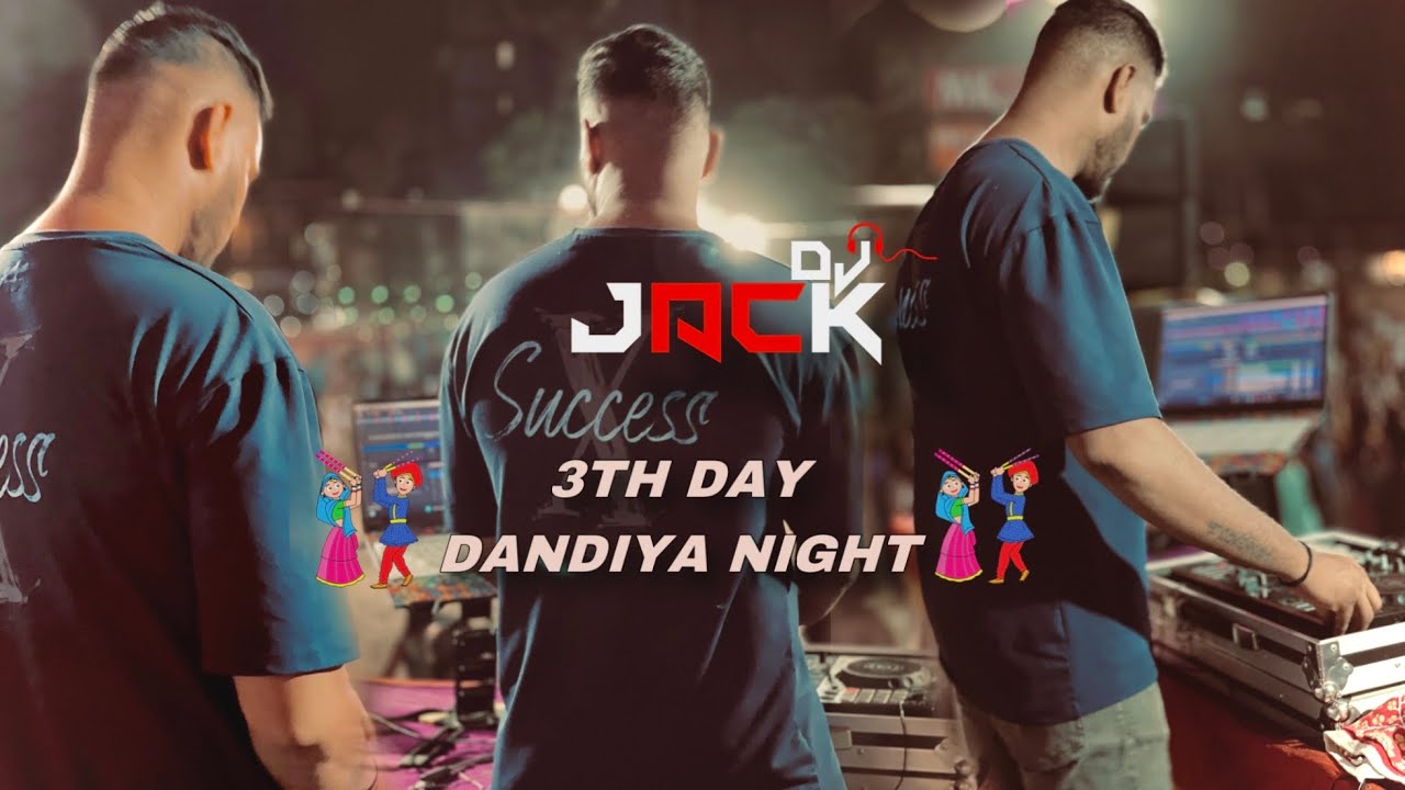 3rd DAY DANDIYA NIGHT M.K COLLEGE ( DJ JACK ) - YouTube