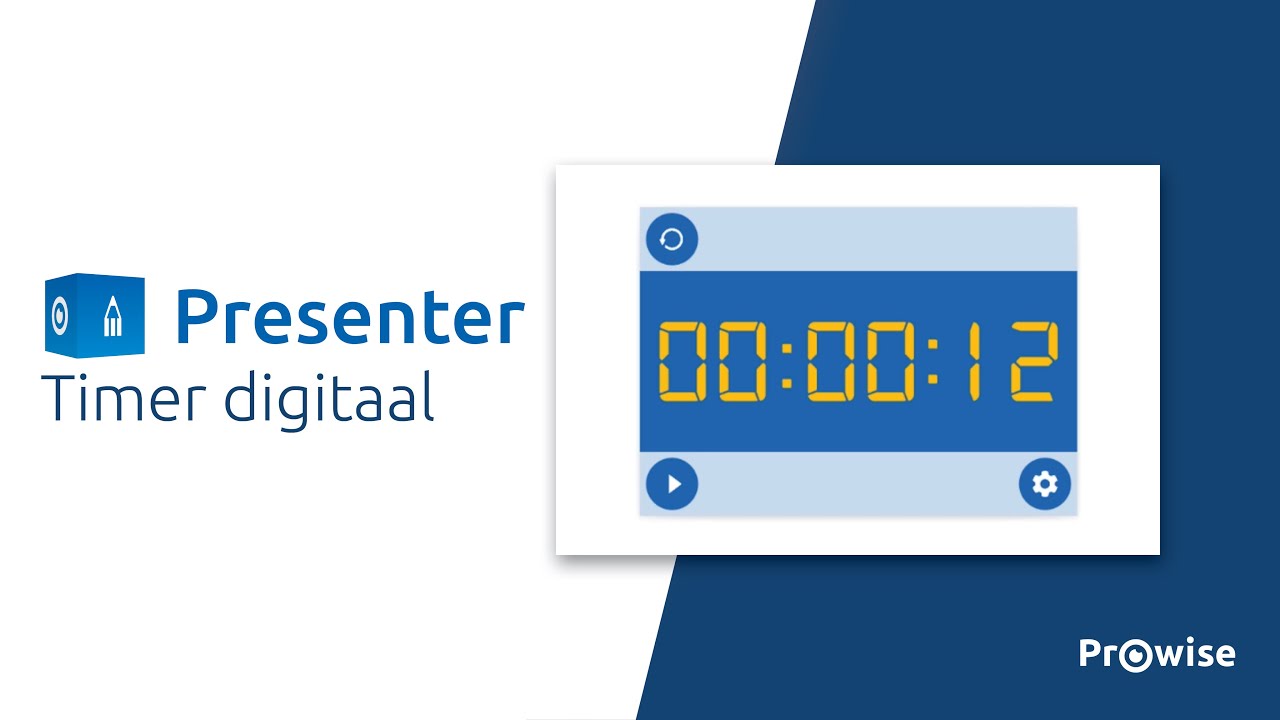 Zo gebruik je de tool Timer digitaal in Prowise Presenter - YouTube