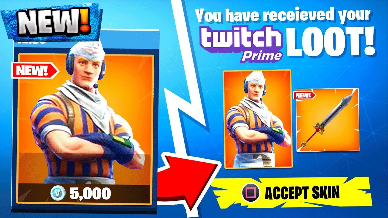fortnite twitch prime pack 3 skins... - YouTube