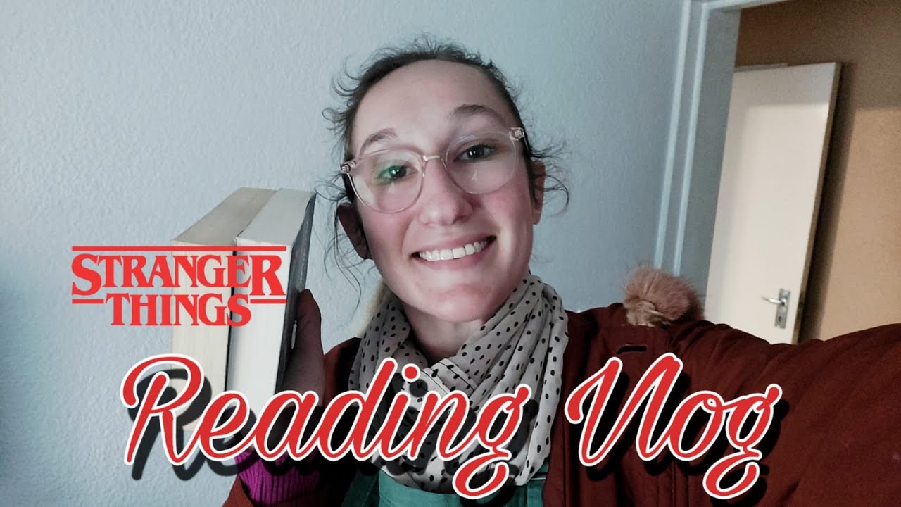 STRANGER THINGS THEMED READING VLOG - WEEK 1 | Reading a book with a ...