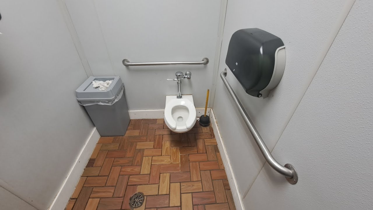 1045: American Standard Afwall Toilet - Quality Dairy Unisex Restroom 🚻 ...