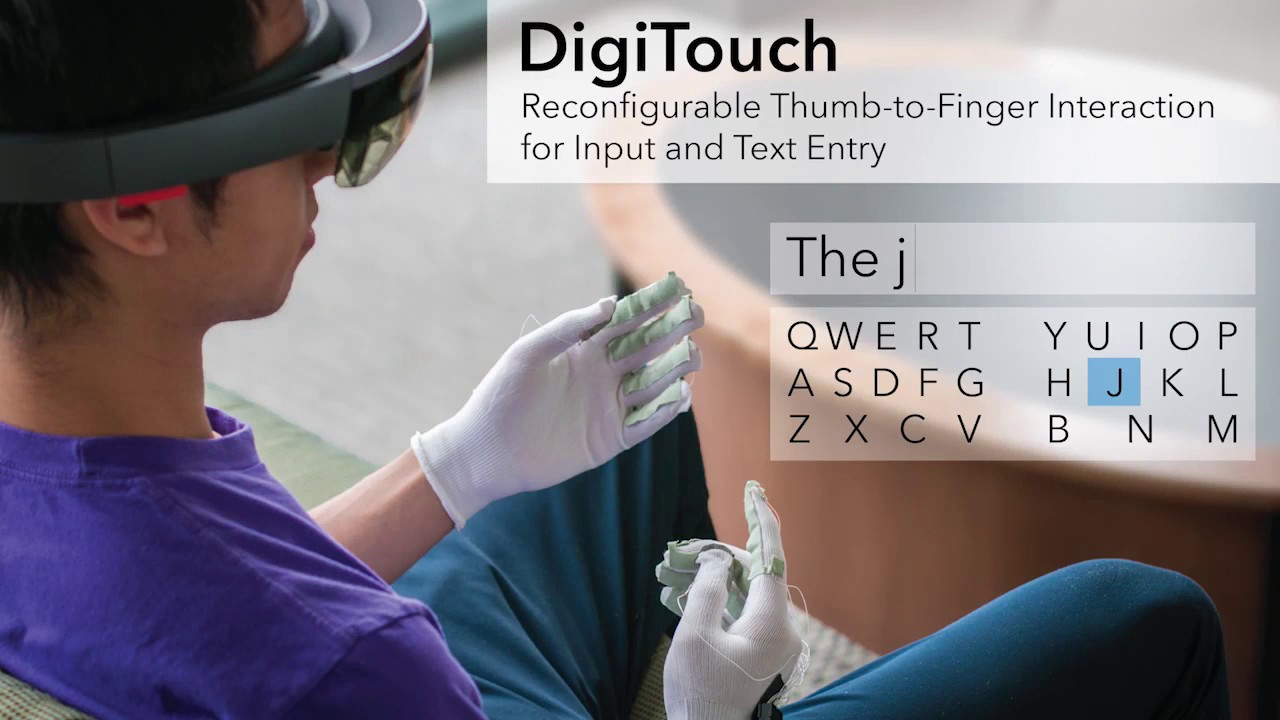 DigiTouch: Reconfigurable Thumb-to-Finger Interaction for Input & Text ...
