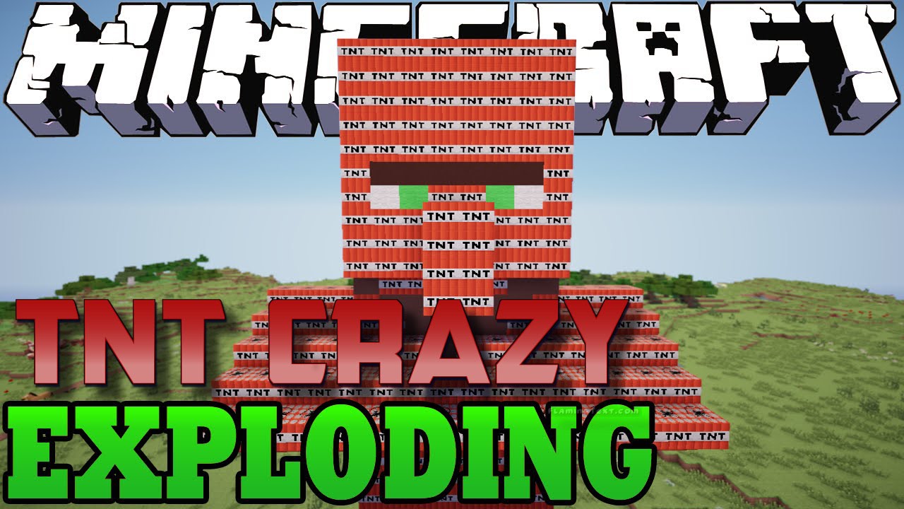 TNT CRAZY EXPLODING FUN! - MINECRAFT PS3 PS4 TU25 - YouTube
