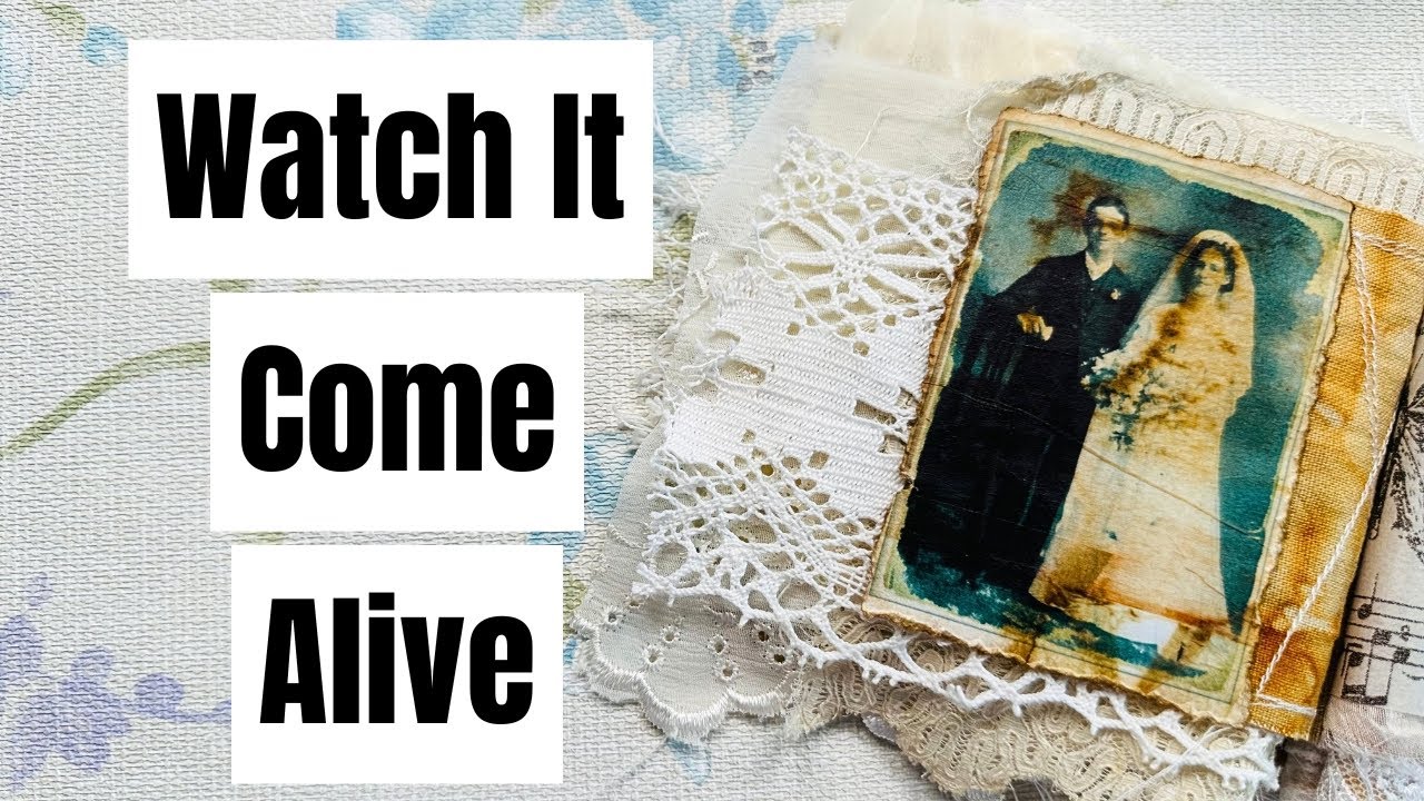 Adding Visual Magic: Slashed Paper Journal Part 3 - Adding Images - YouTube