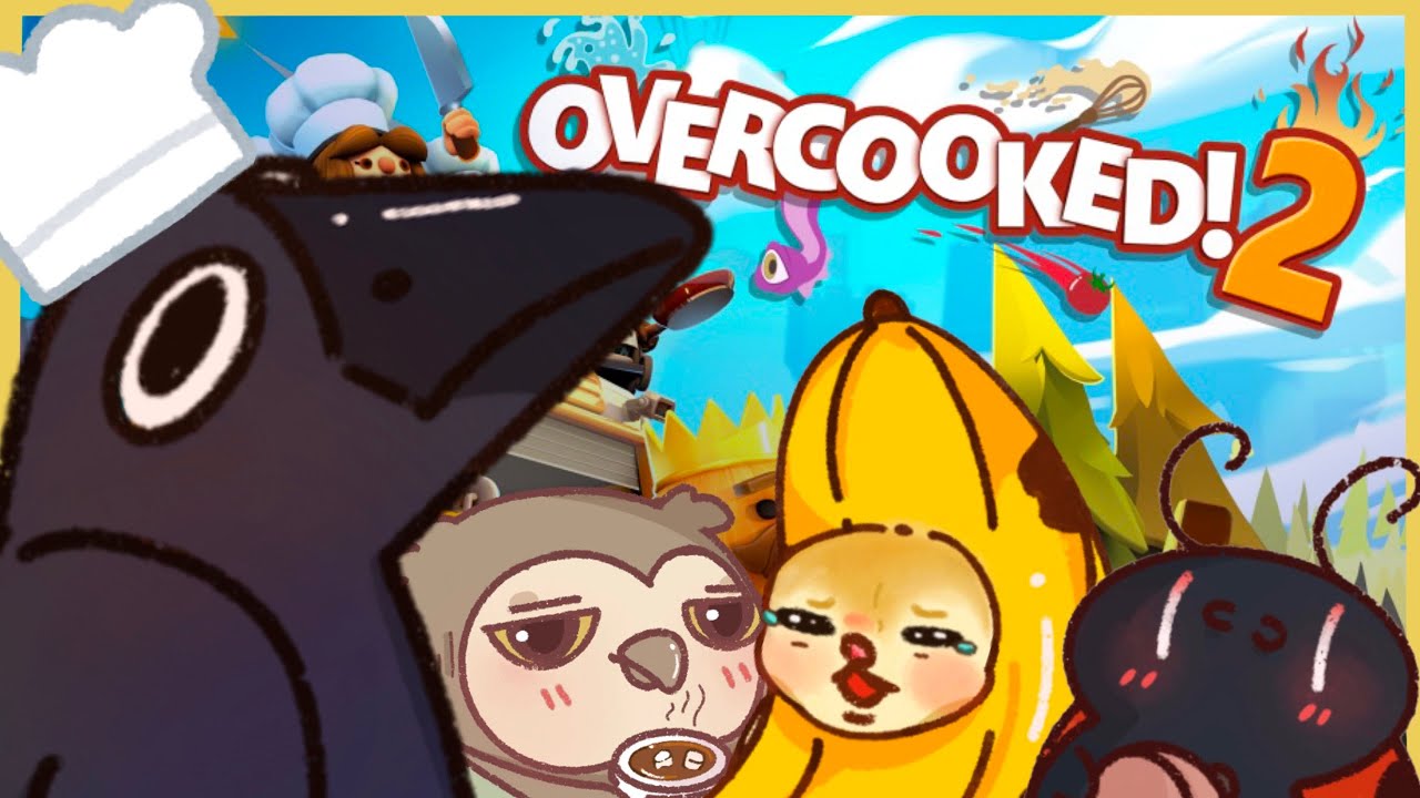 Crow and Friends TRYING to be 0 STARS Michelin Chefs in Overcooked 2 ...