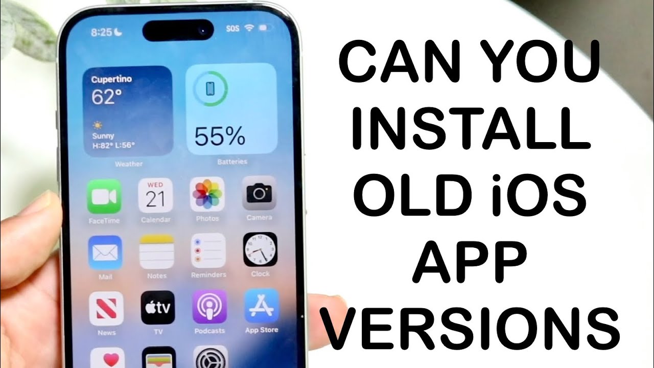 Can You Install Old Versions Of iPhone Apps? - YouTube
