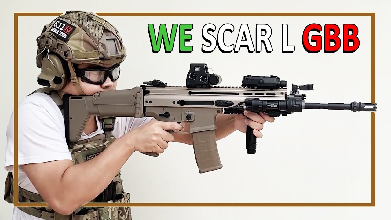WE SCAR L GBB 🔥 บีบีกัน - YouTube
