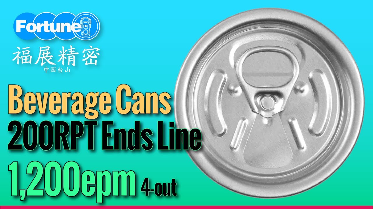 Aluminum Easy-open Ends EOE Lid Line for 1,200epm 4-out 200D RPT # ...