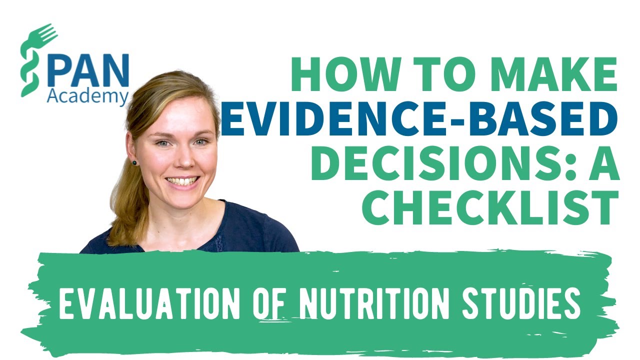 How to Make Evidence-Based Decisions: A Checklist | PAN Academy ...