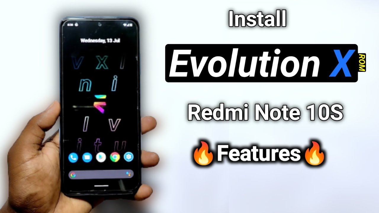 How To Install EvolutionX Rom Redmi Note 10S ! | Install Custom ROM ...