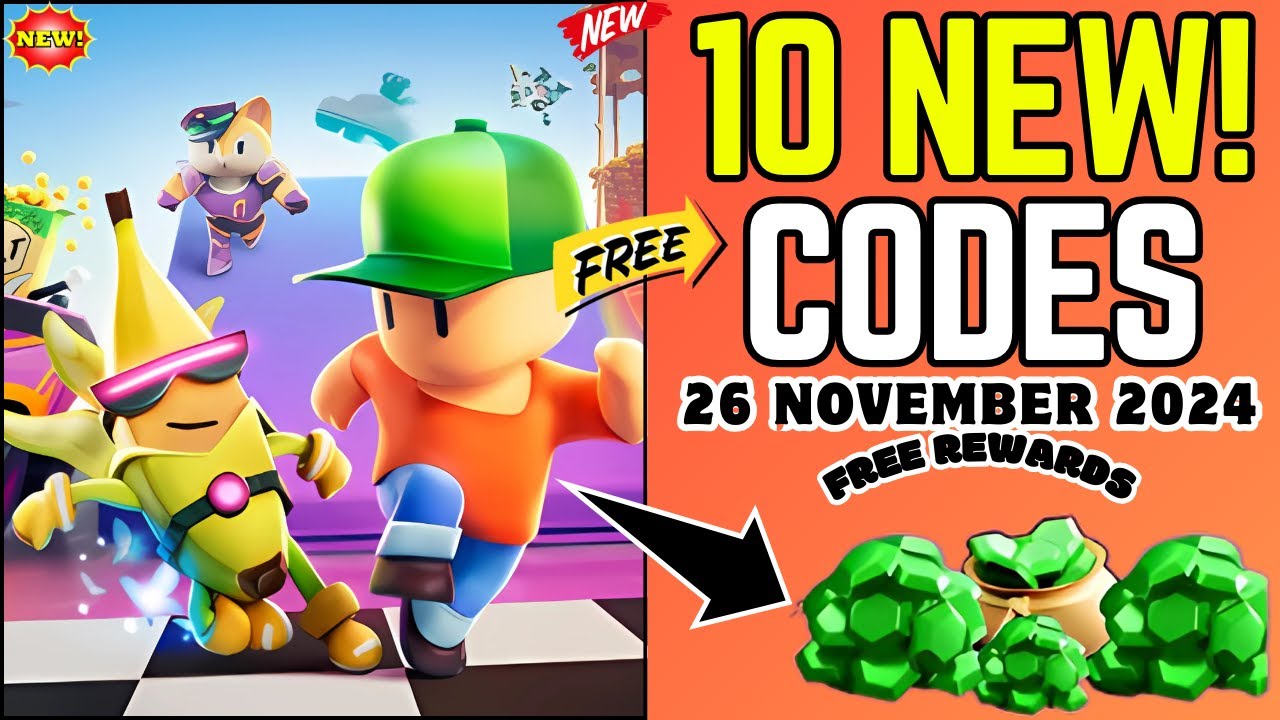 WORKING 😻 STUMBLE GUYS CODES 26-NOVEMBER 2024 || HOW TO REDEEM CODE ...