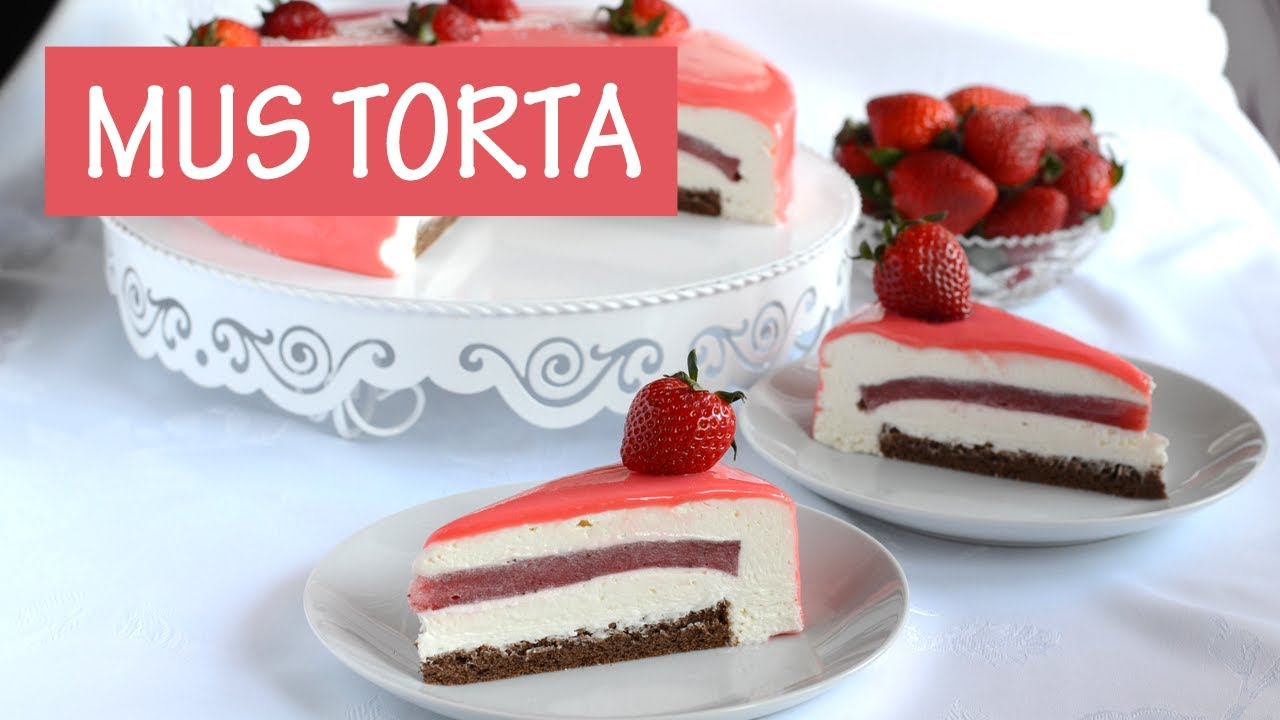 Mus torta je kremasta i osvježavajuća, odlična je za dekoraciju sa ...