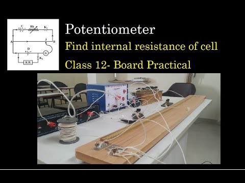 Measurement of internal resistance of a cell by potentiometer | Class ...