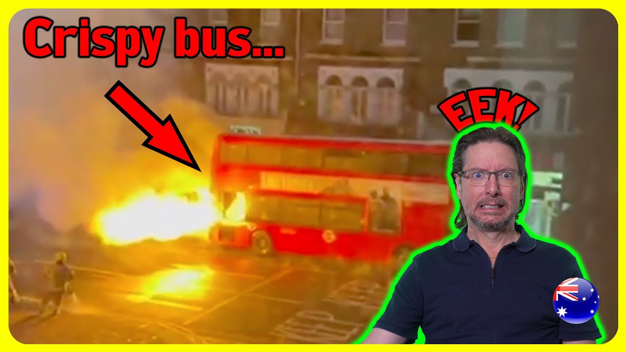 London: Electric Bus INCINERATED by Lithium Battery Fire 🔥 | MGUY ...