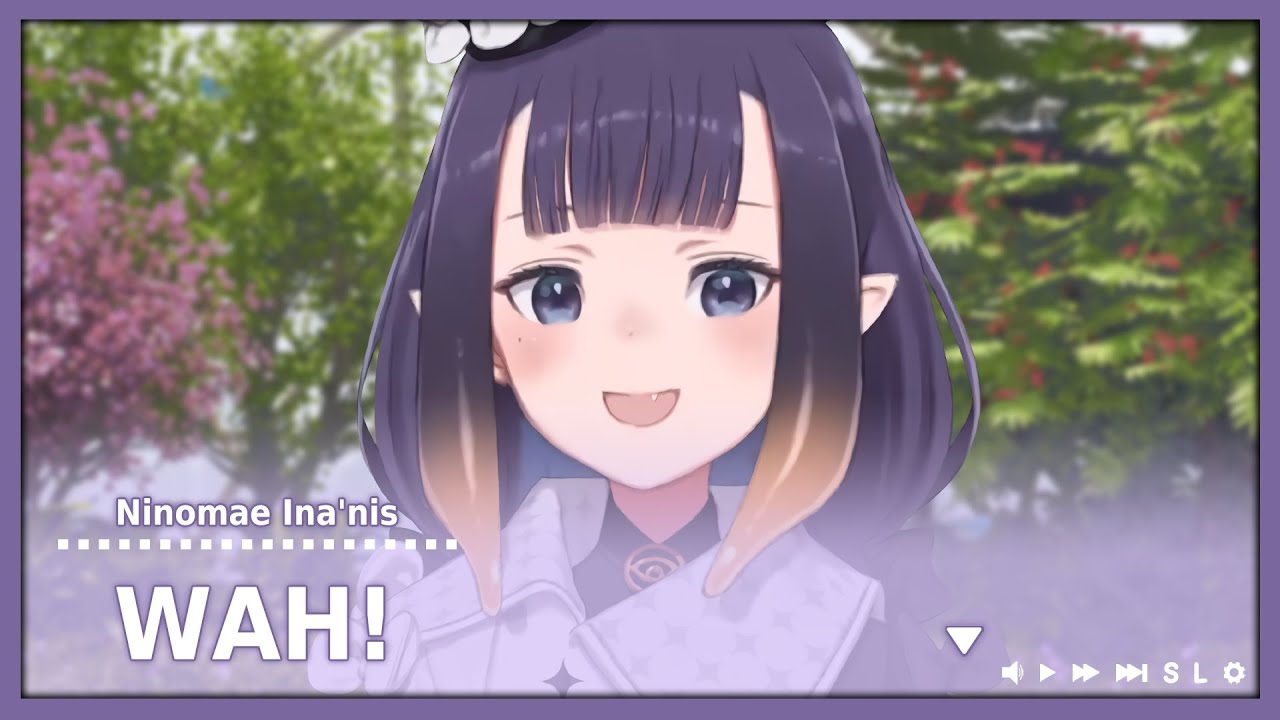 Ina makes Visual Novel dialogue noises【Hololive EN】 - YouTube