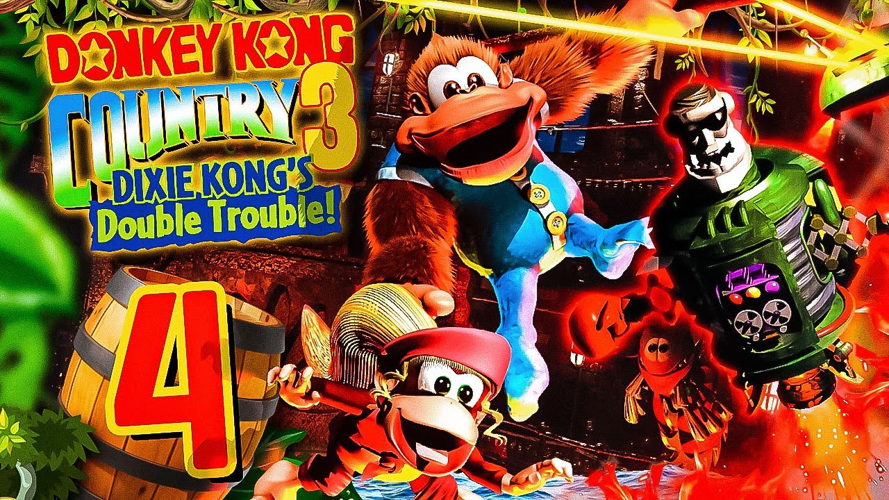 DONKEY KONG COUNTRY 3 🍌 #4: World 4 Mekanos - YouTube