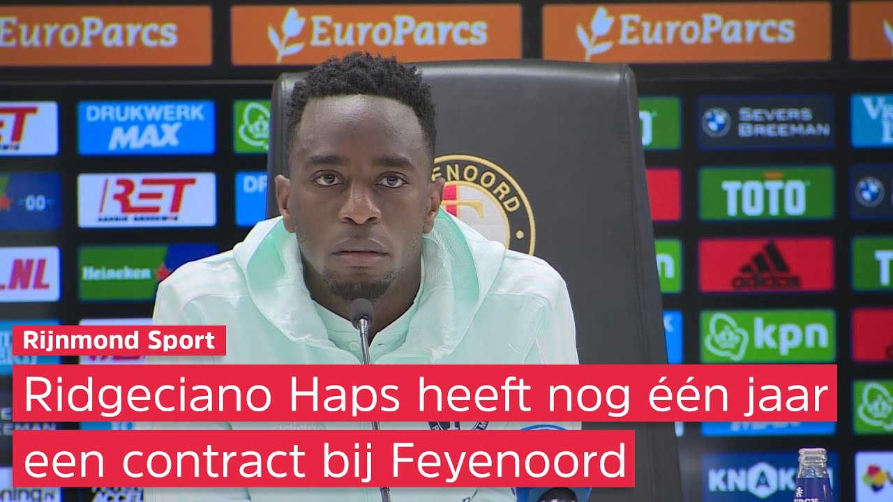 Feyenoord-verdediger Ridgeciano Haps weet niet waar zijn toekomst ligt ...