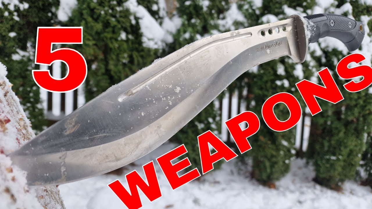 5 WEAPONS I Throw In WINTER - YouTube