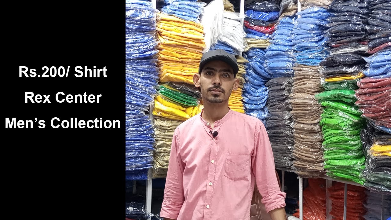 Rs.200/shirt for Men!! Rex Centre, Men's Shopping Collection|Cheapest ...