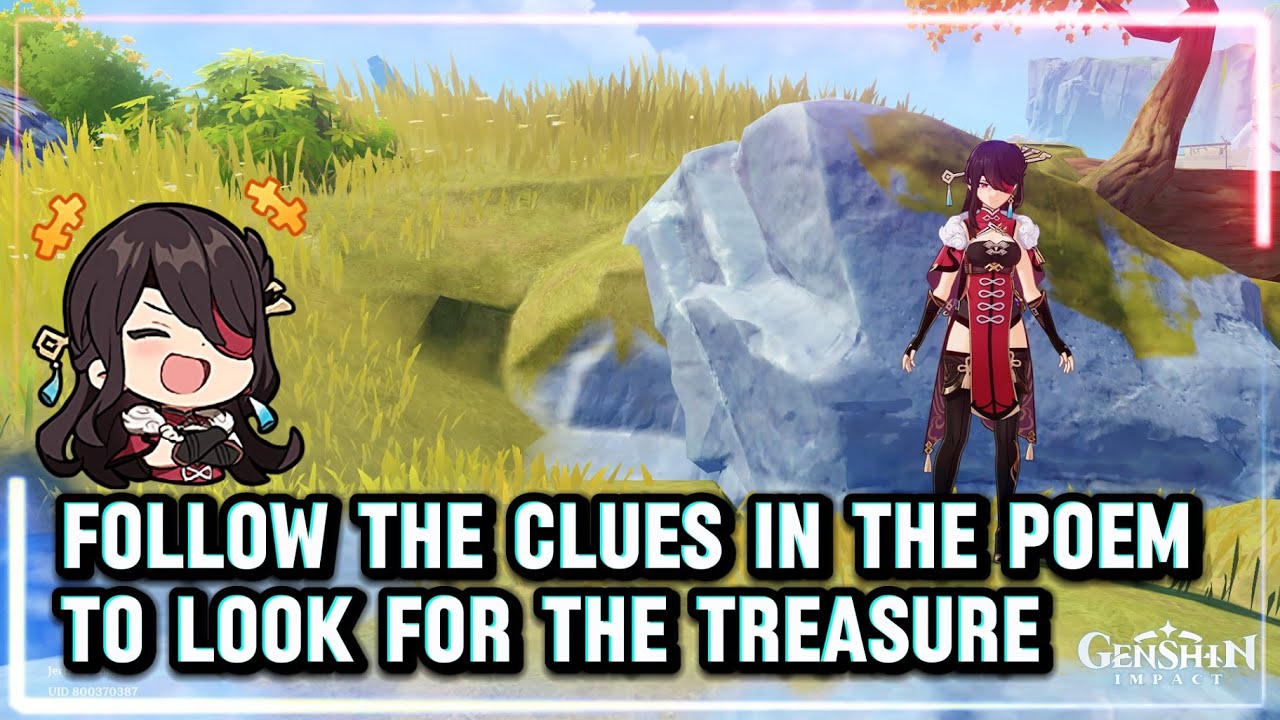 Follow The Clues in the poem to look for the treasure | Genshin Impact ...