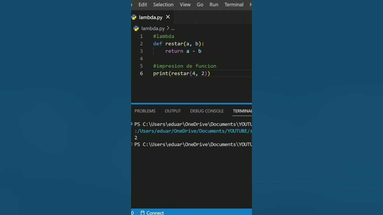 😮🧑‍💻☝️🤑aprende Lambda En Menos De 1 Minuto 🧑‍💻😮☝️🤑python Coder Programming Youtube 7874