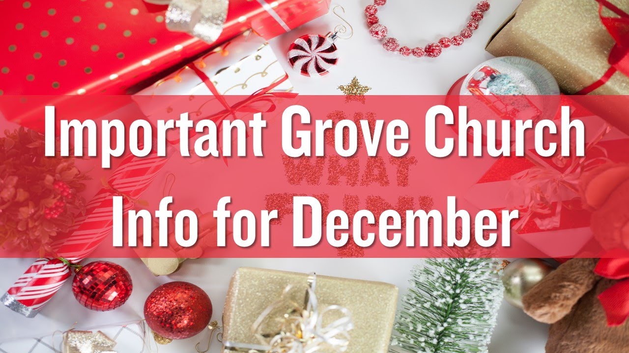 Important December Info - YouTube