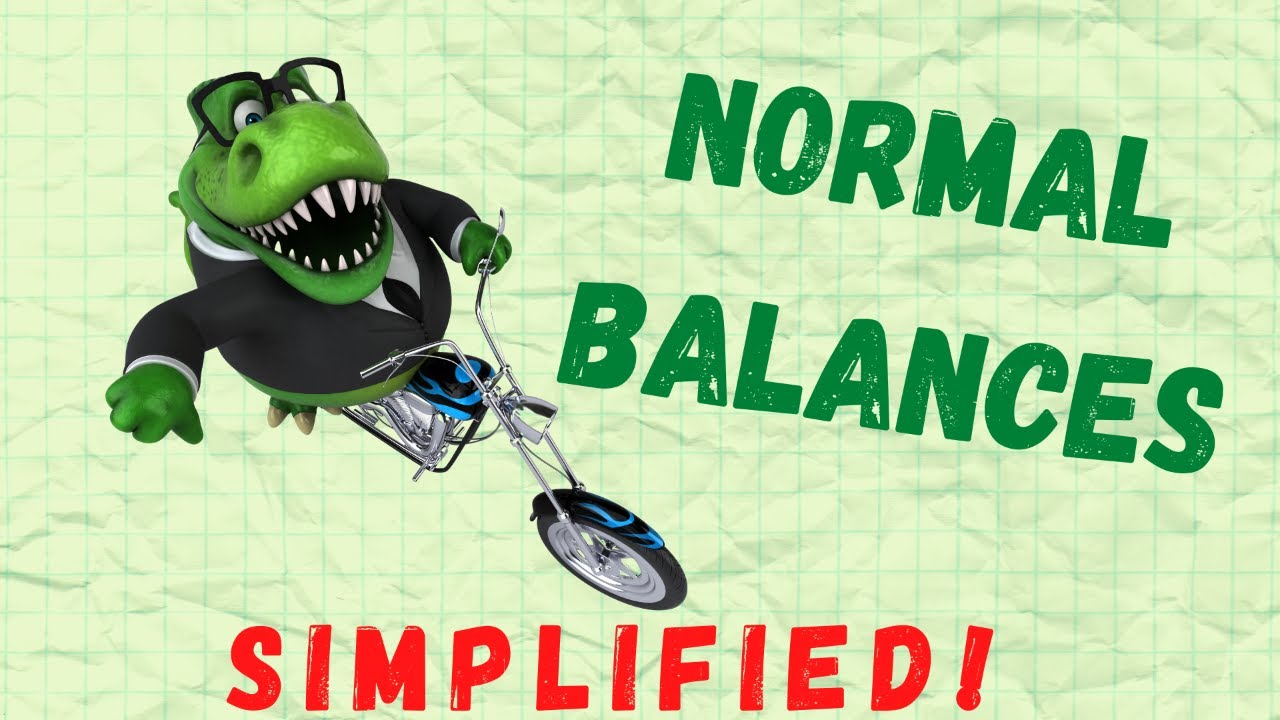 Normal Balances Simplified | Accounting How To | How to Pass Accounting ...