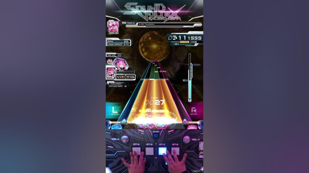 [SDVX VM] 666 (MXM 20) AA+ Clear!! (9,657,865) - YouTube