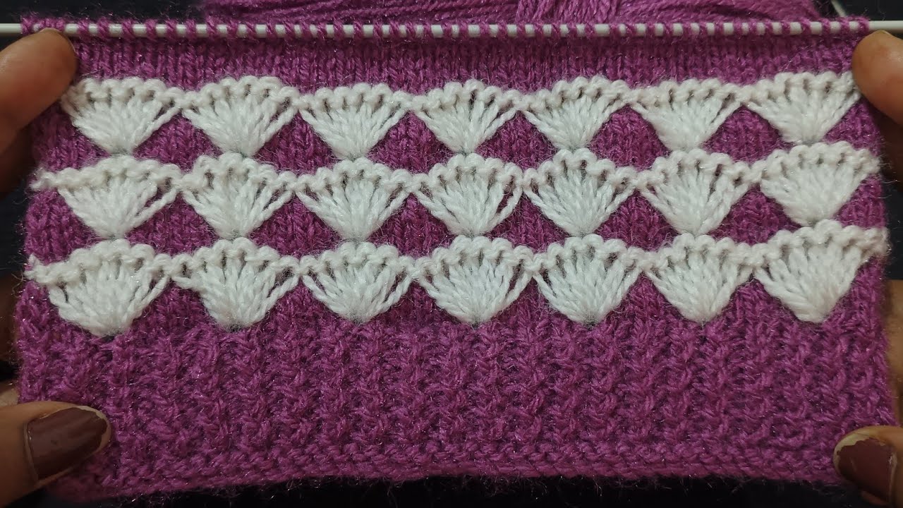 New Woolen Sweater Design l Knitting Tutorial 🧶 l Woolen Pattern - YouTube