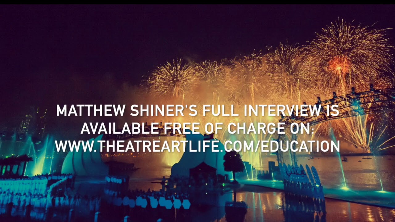 Stage Manager Matthew Shiner Interview with TheatreArtLife - YouTube