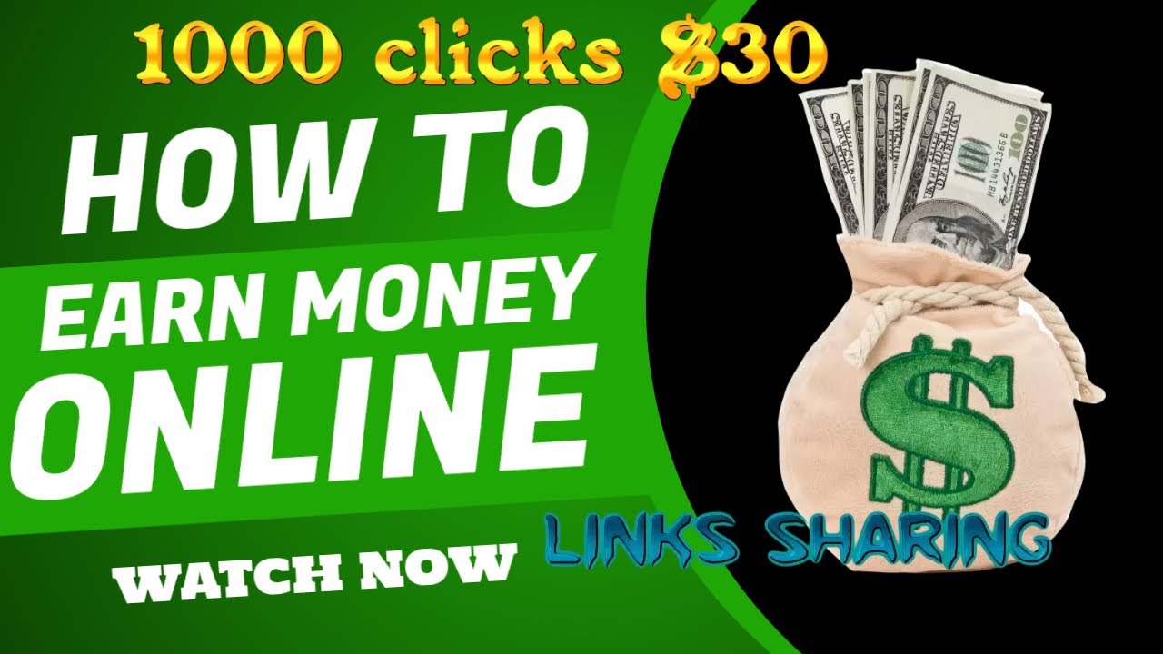 #howlinkvertise How to earn money online 20$ earn first time - YouTube