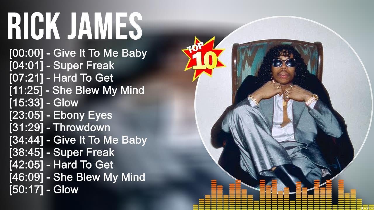 Rick James Greatest Hits Full Album ️ Full Album ️ Top 10 Hits of All ...