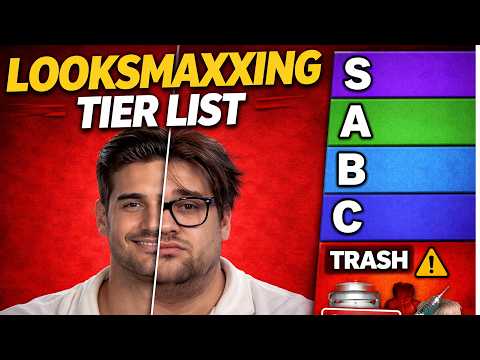 Looksmaxxing Tier List (2026): Gerçekten İşe Yarayanlar vs BOŞ ŞEYLER