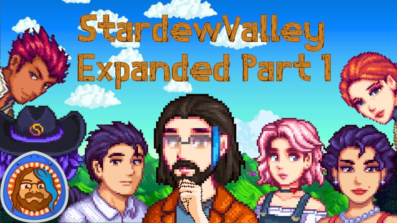 Starting A New Farm and Petting A Dog | Stardew Valley Expanded Part 1 ...