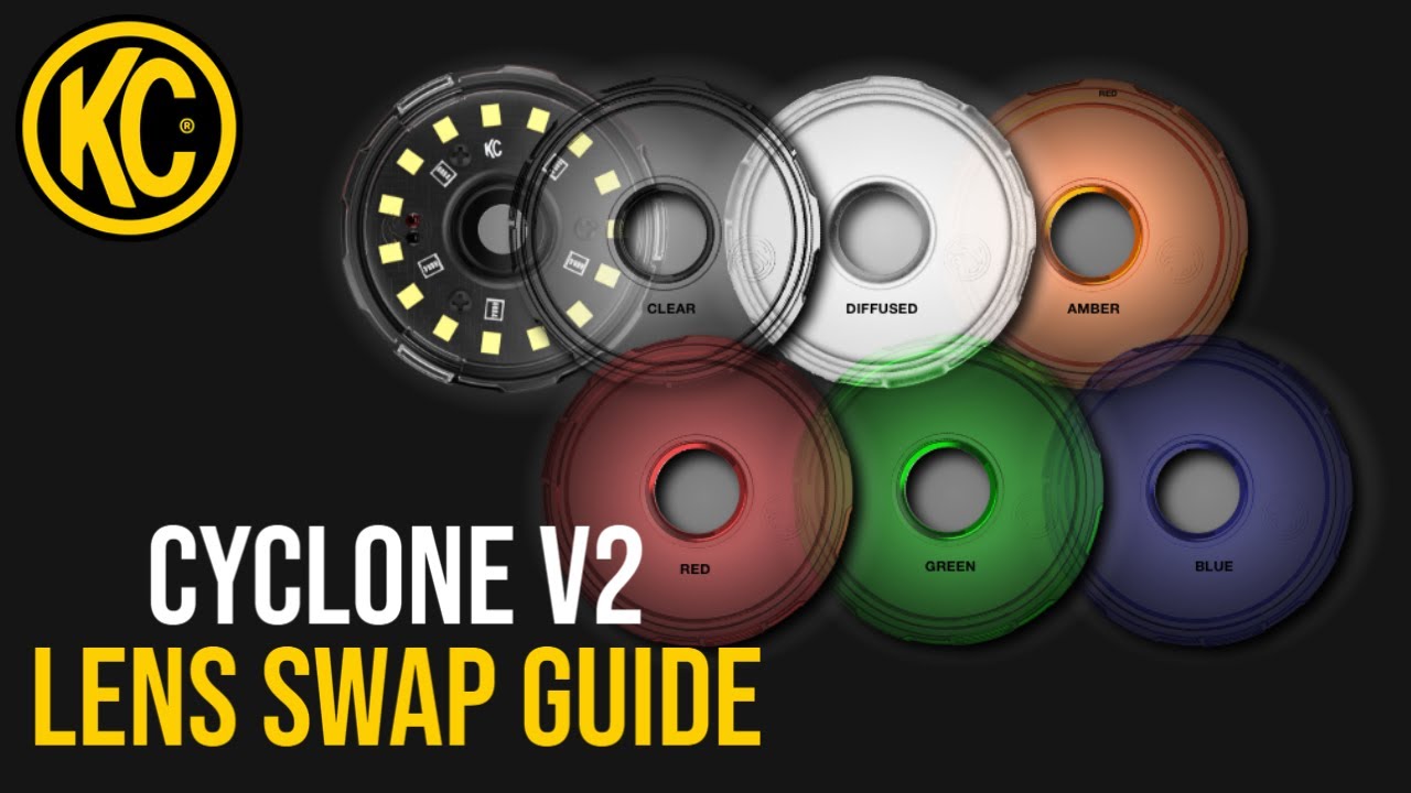 KC HiLiTES® Cyclone V2 Rock Lights - How to Swap or Replace Lenses Fast ...