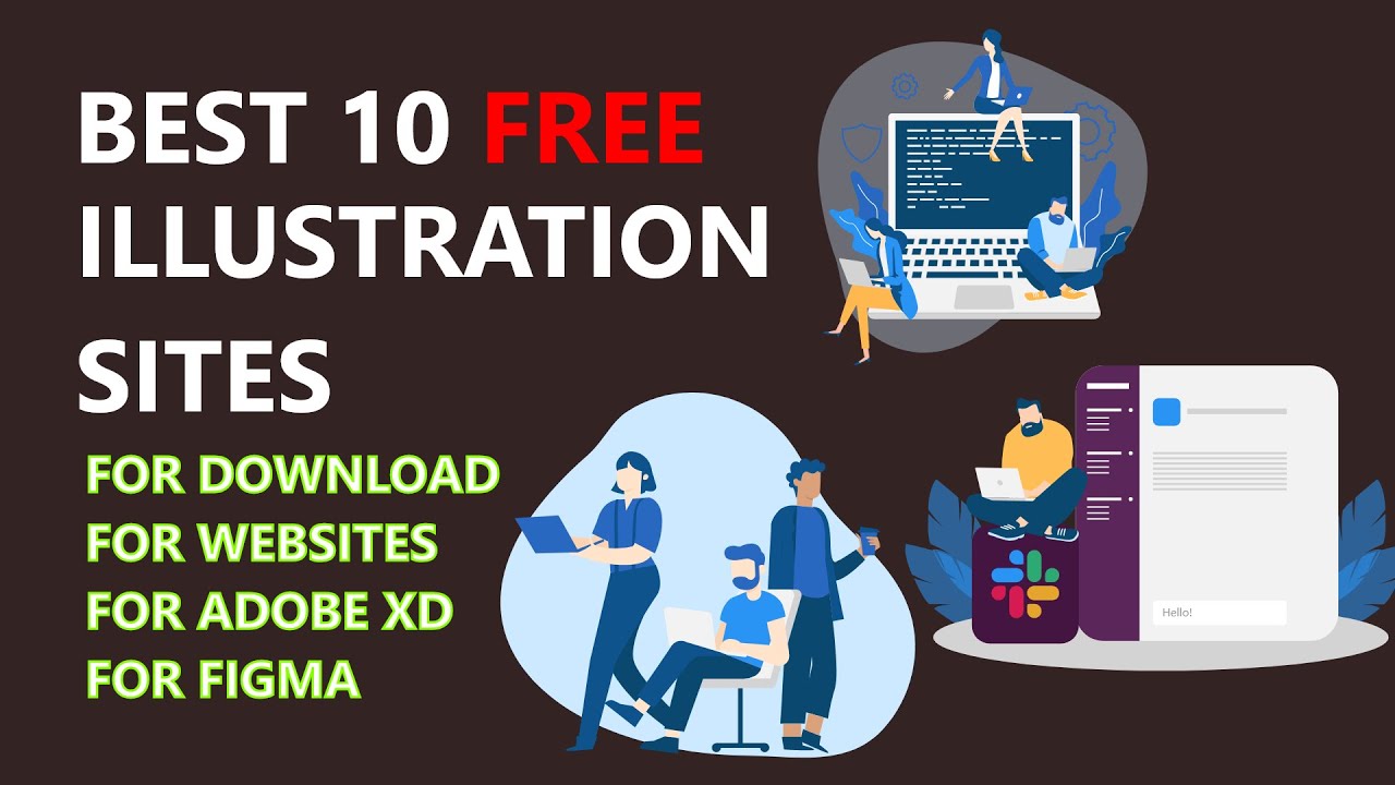 Free Illustration Download Sites Like Undraw for Websites | For Adobe ...