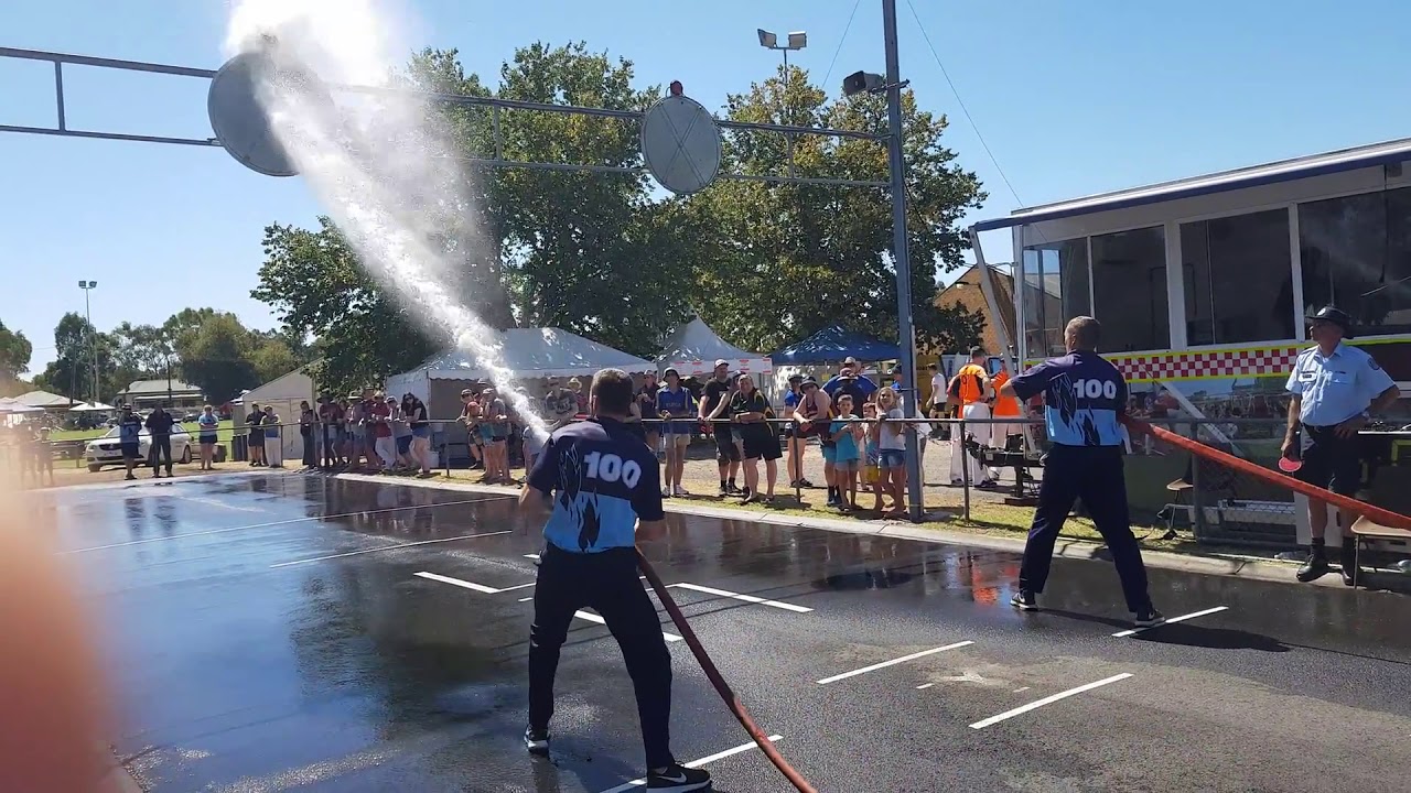 Roleystone running team competing in the Hose, Hydrant and Pumper event ...