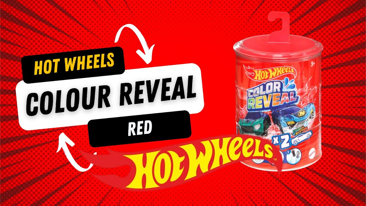 HOT WHEELS Colour Reveal. RED. 💥 What car is it going to be….? Roman ...