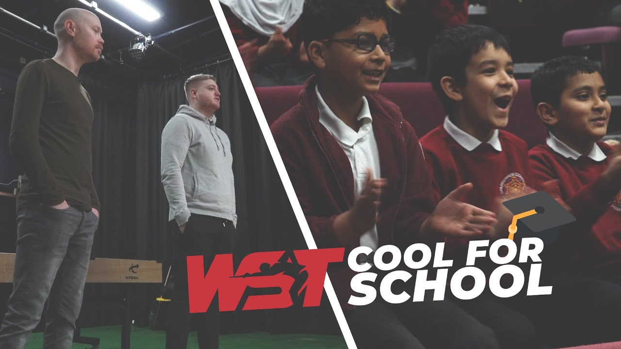 Gary Wilson & Louis Heathcote Visit Leicester School To Teach Snooker ...