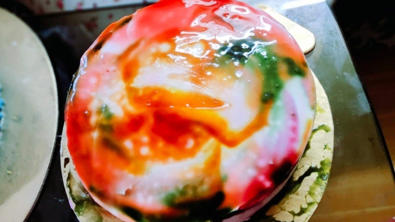 jel cake decoration ll beautiful gel cake decoration#rumikitchenbengali ...
