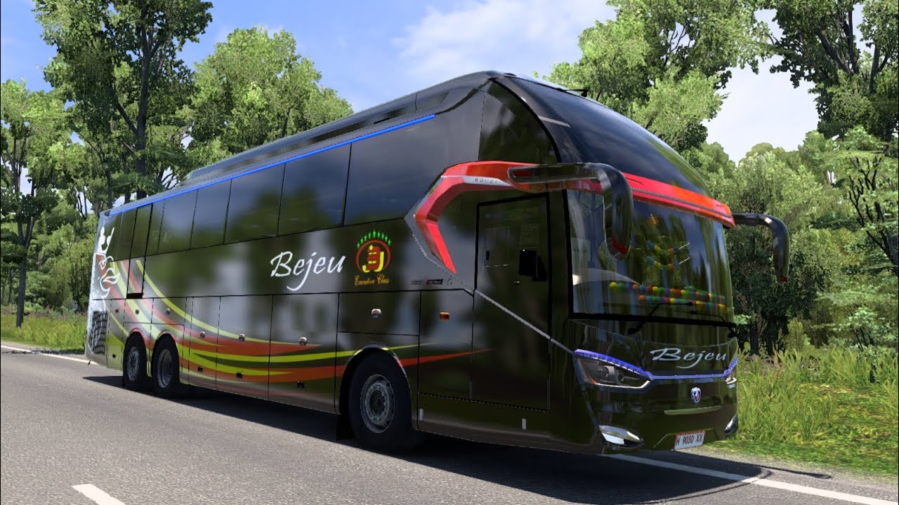 FULL BASURI MODUL DAV V4!! TES DRIVE BUS BEJEU SR 2 LAKSANA SCANIA ...