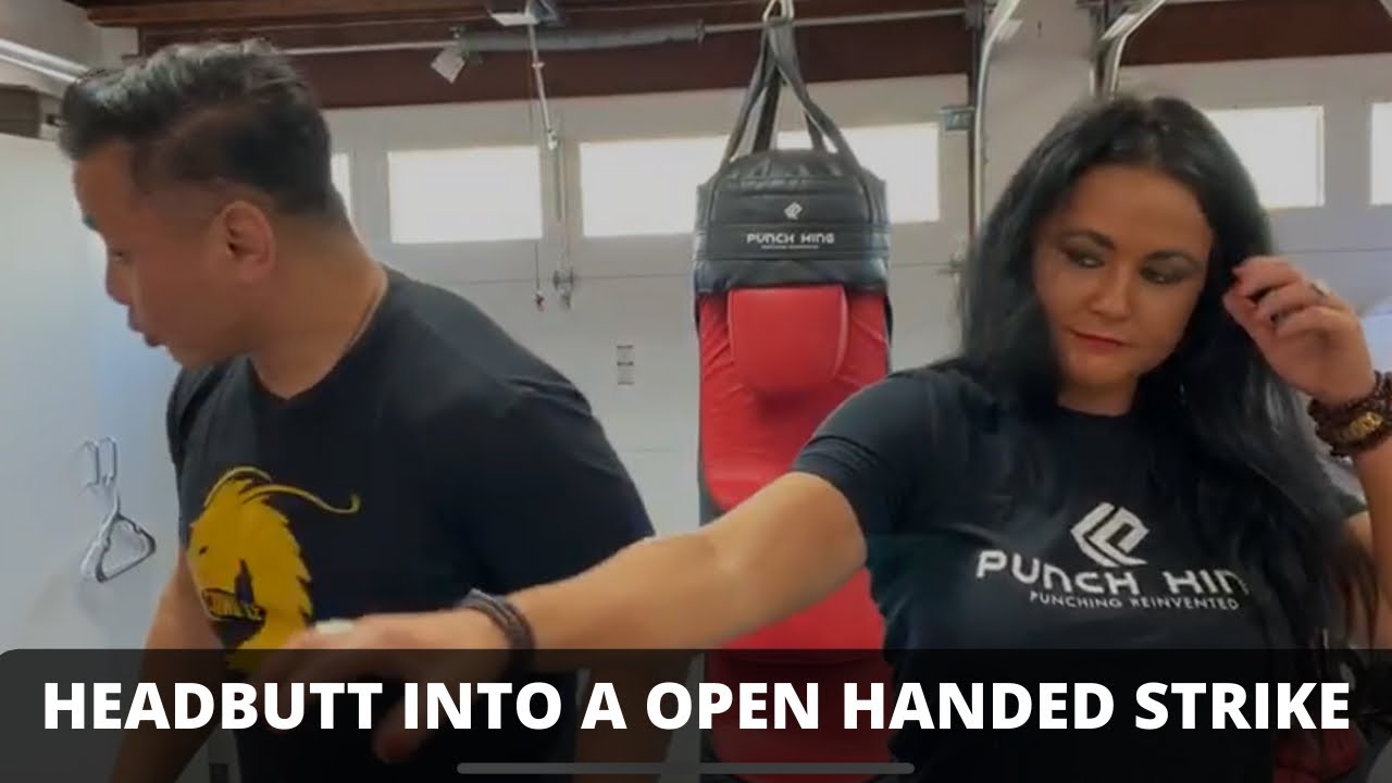 Headbutt into a open handed strike! - YouTube