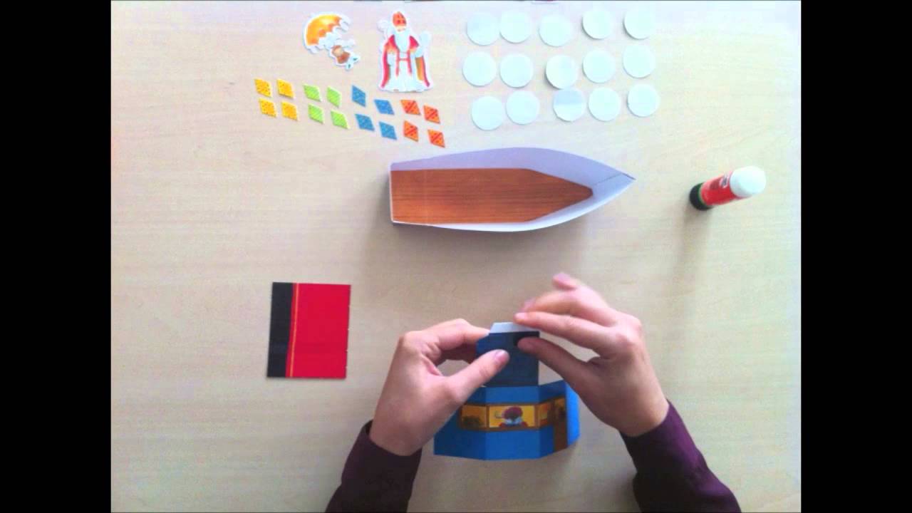 Instructie bouwplaat 'Mee met de pakjesboot' - YouTube