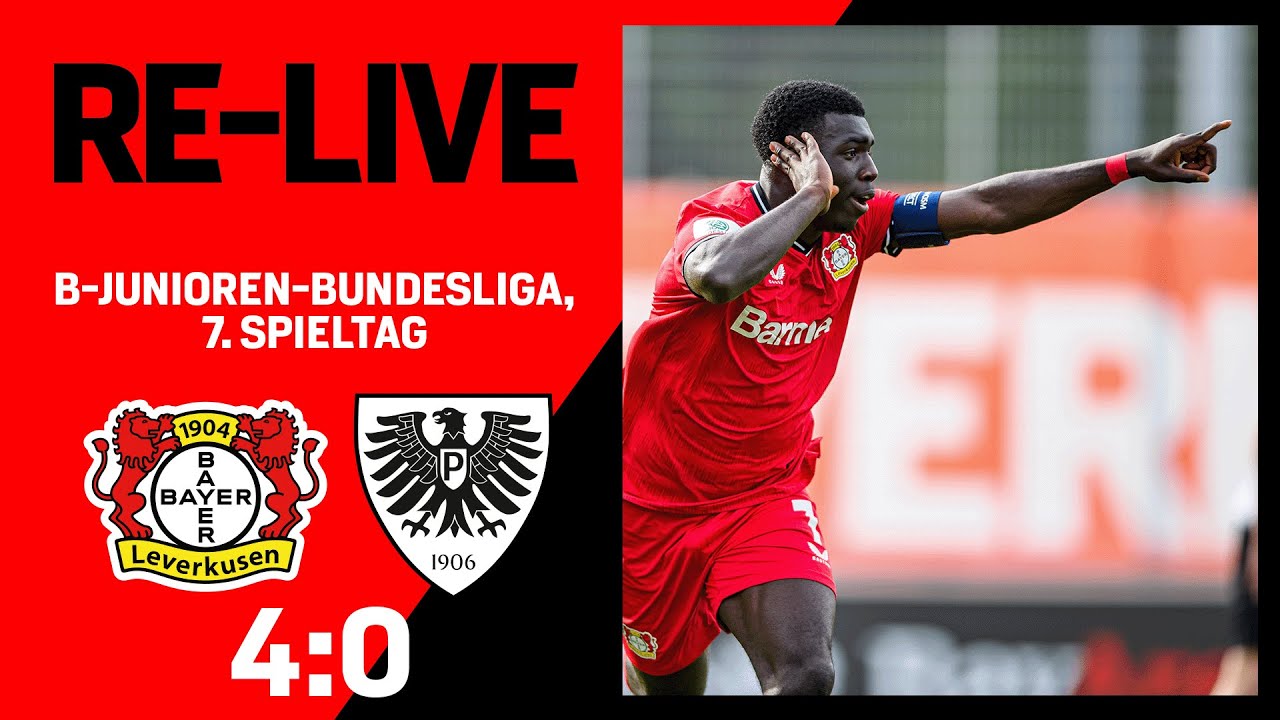 4:0 – Tchibara mit Doppelpack | Bayer 04 Leverkusen U17🆚 Preußen Münster U17 | B-Junioren ...