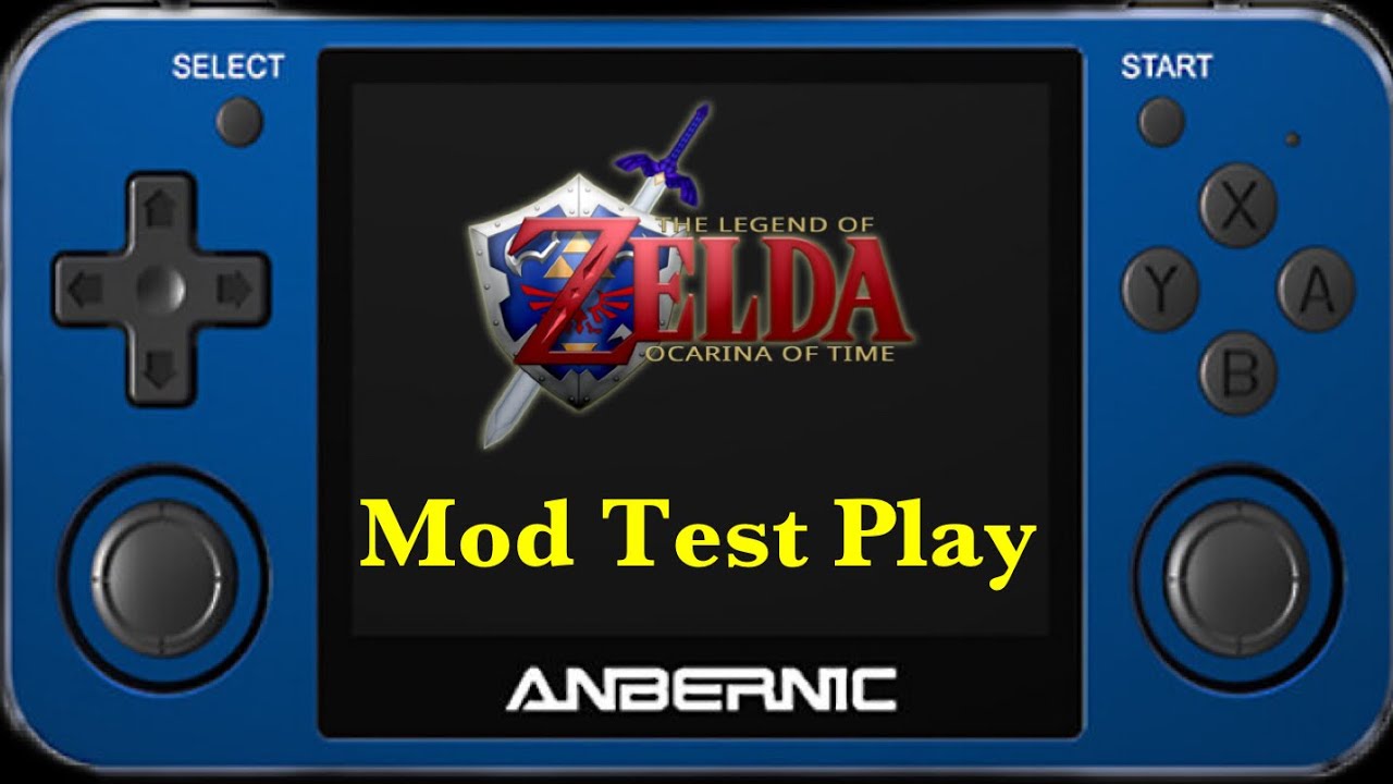 ANBERNIC RG351MP-OOT MOD TEST PLAY - YouTube