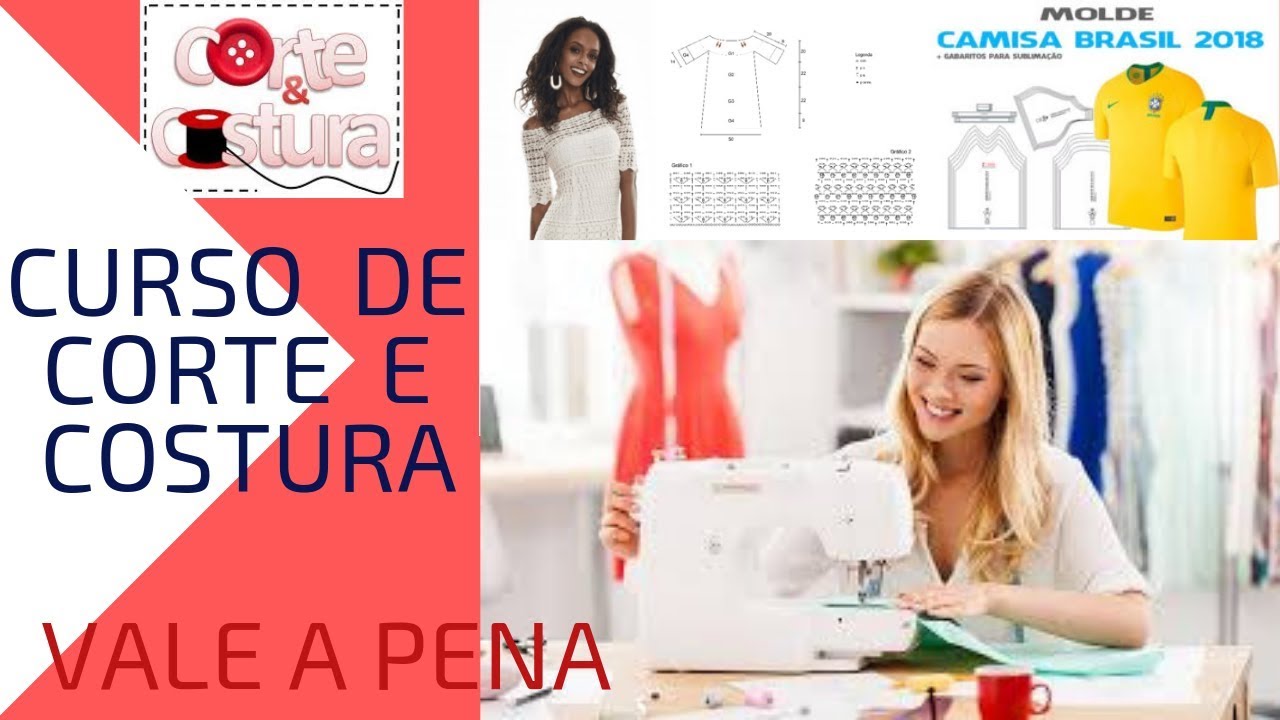 Curso de Corte e Costura - Vale a Pena? - YouTube