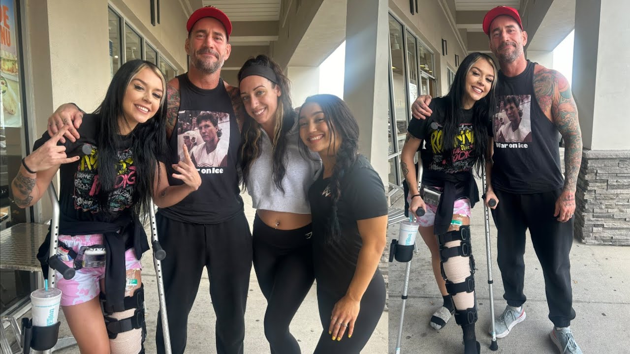 Roxanne Perez breaks character after visiting Cora Jade alongside CM ...